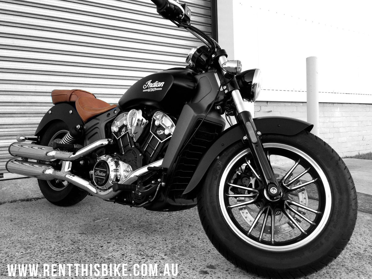 Indian Scout... Styling is exquisite – Rent This Bike